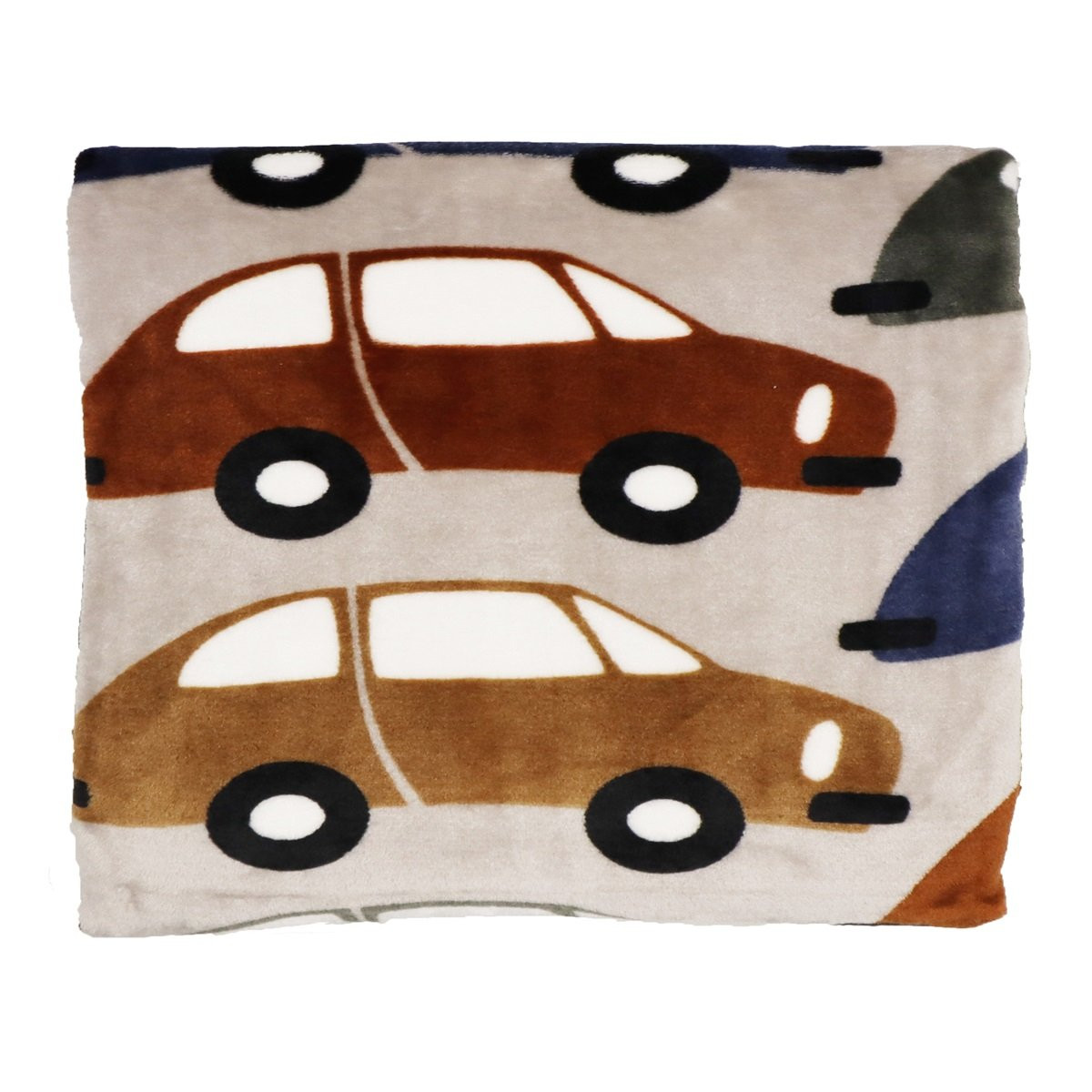 Bilar Pläd Barn Retro/Beige 130x150 Nina Royal