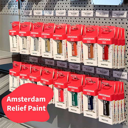 Amsterdam Relief Paint, skapa outlines, linjer, dots och signaturer