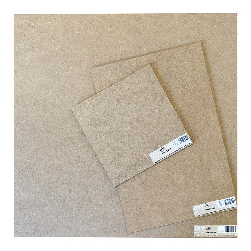 MDF 2 mm, 16x16 cm