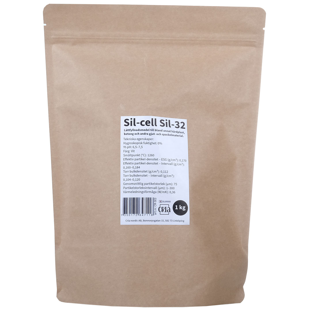 Sil-cell sil-32 lättfyllnadsmedel 5 kg ca. 44 liter