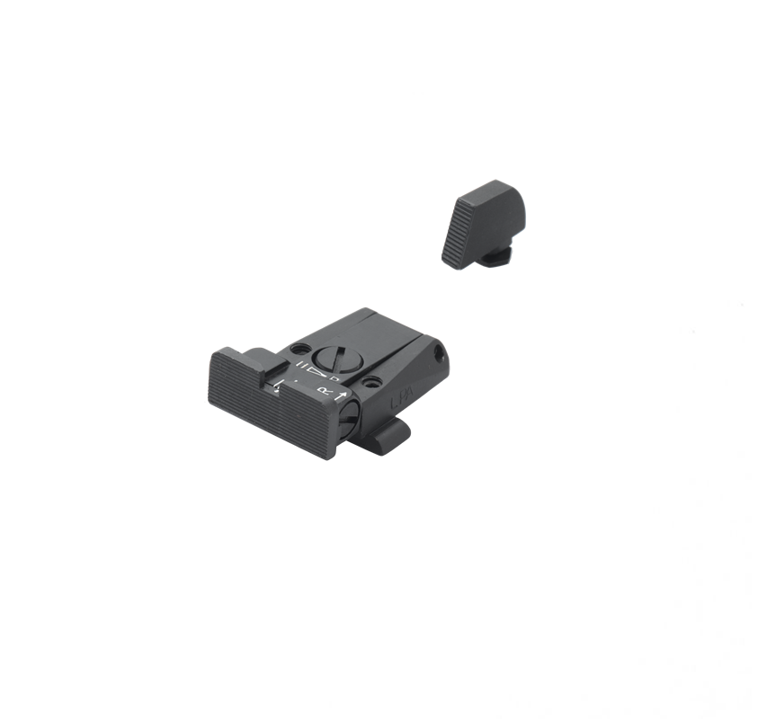LPA Sights, Adjustable sight set for semi-auto pistols SPR36GL
