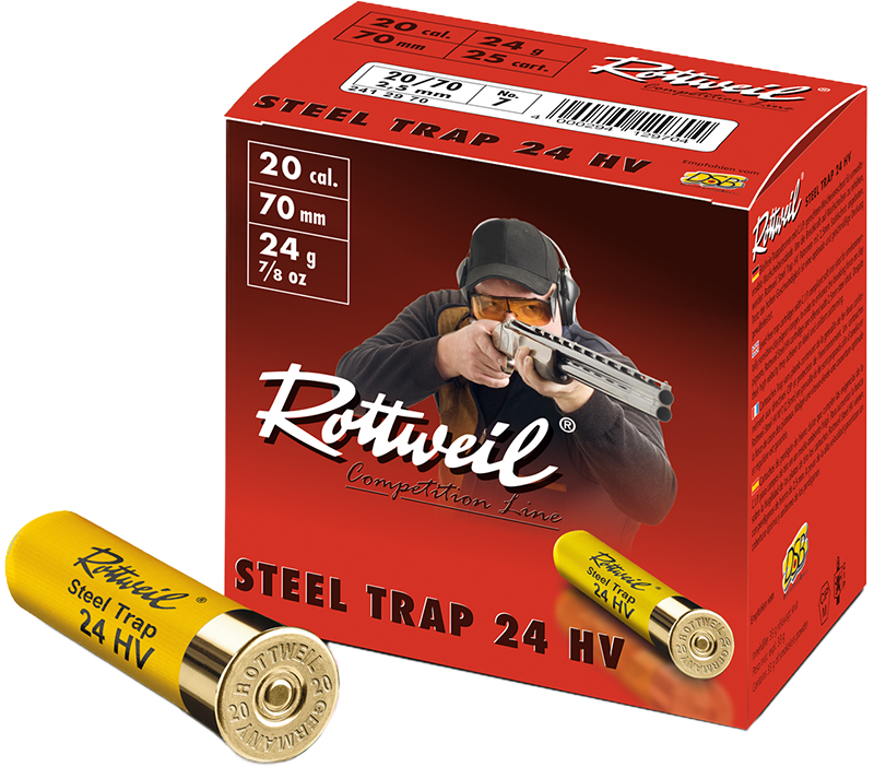 RW STEEL TRAP 24 20/70 2,5MM 25PC (STÅL)