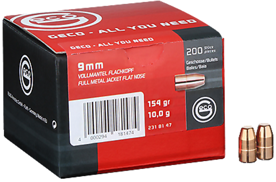 GECO KULA 9 MM 10,0 G FMJFN 200 ST