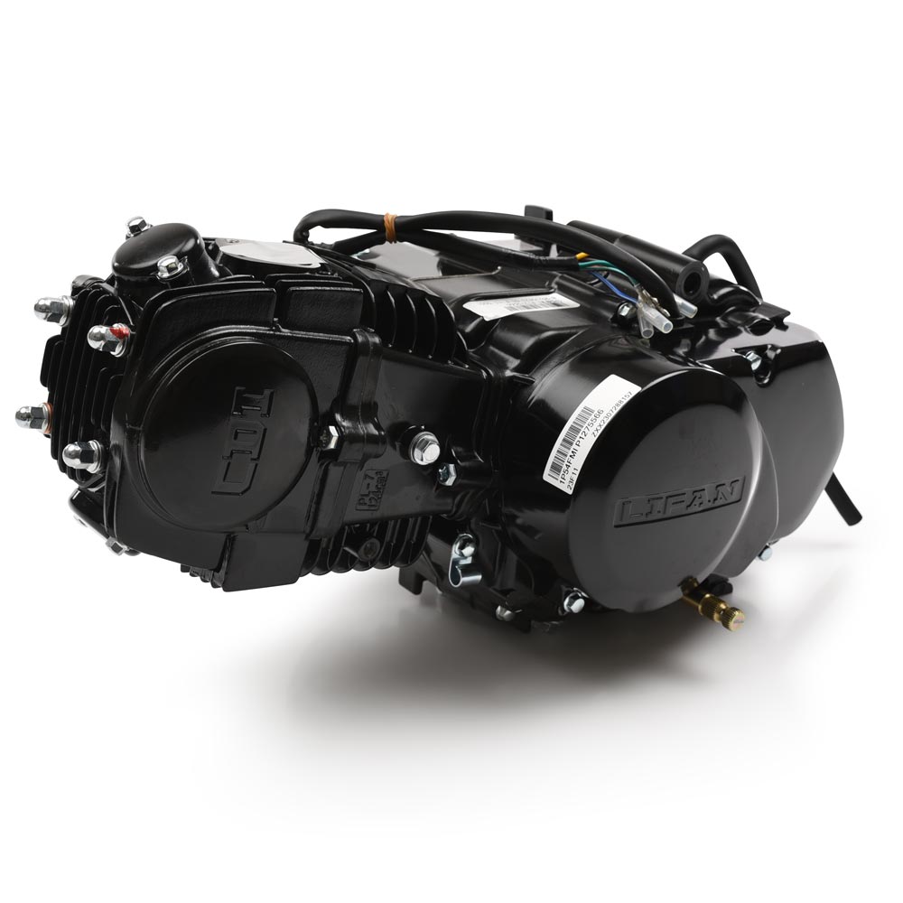 Lifan 125cc Motor – 4-växlad med Manuell Koppling för Cross/Fiddy