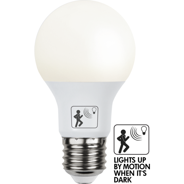 Normallampa 827 4,8W opal Sensor-Rörelse,Ljus