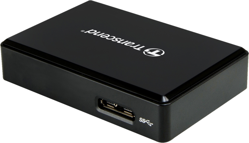 Transcend USB 3.1 Minneskortsläsare (även UHS-II)
