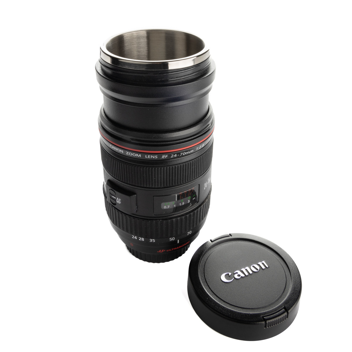 Canon 24-70 med zoom kaffemugg objektivmugg