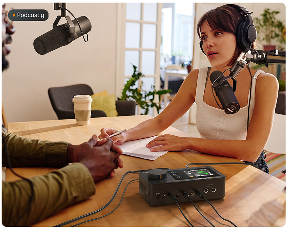 Comica Linkflex AD5 Ljudkort för podcast och streaming