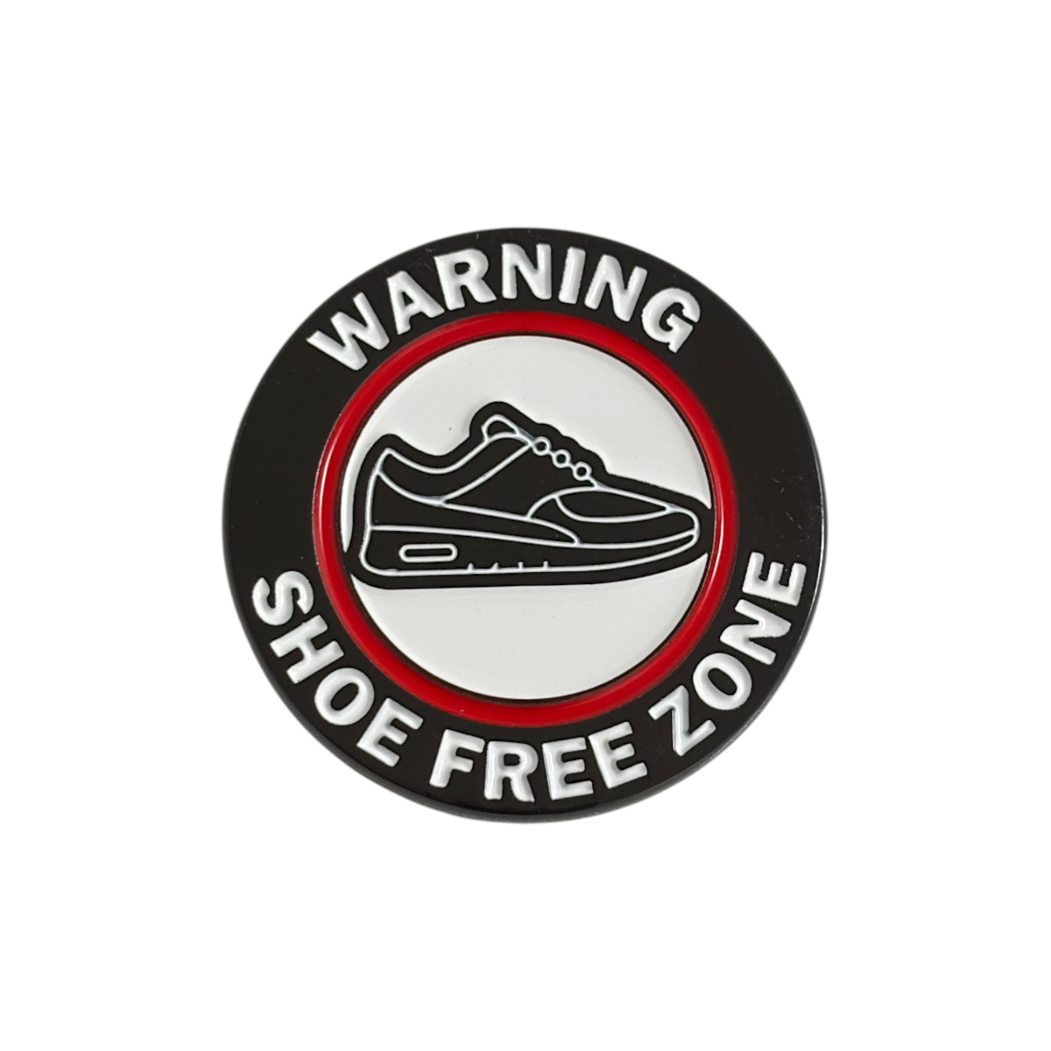Pin Shoe Free Zone