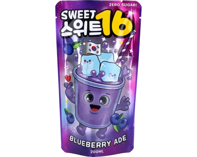 Sweet 16 - Blueberry Zero Sugar 10 x 200ml