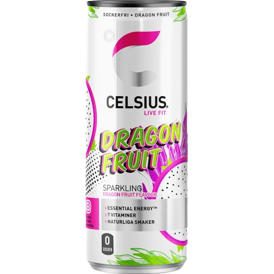 24 x CELSIUS Dragon Fruit 355 ml