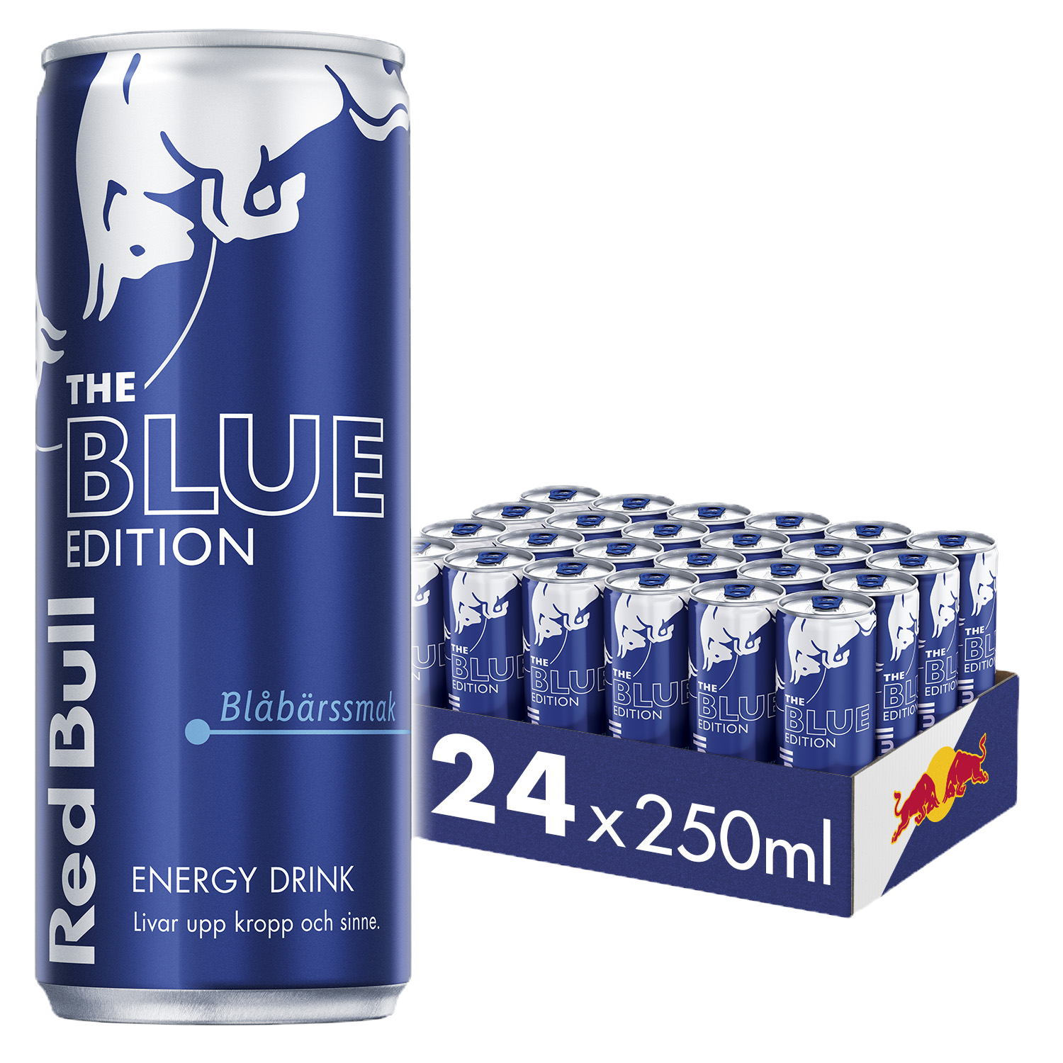 24 x Red Bull The Blue Edition Blåbärssmak 250 ml