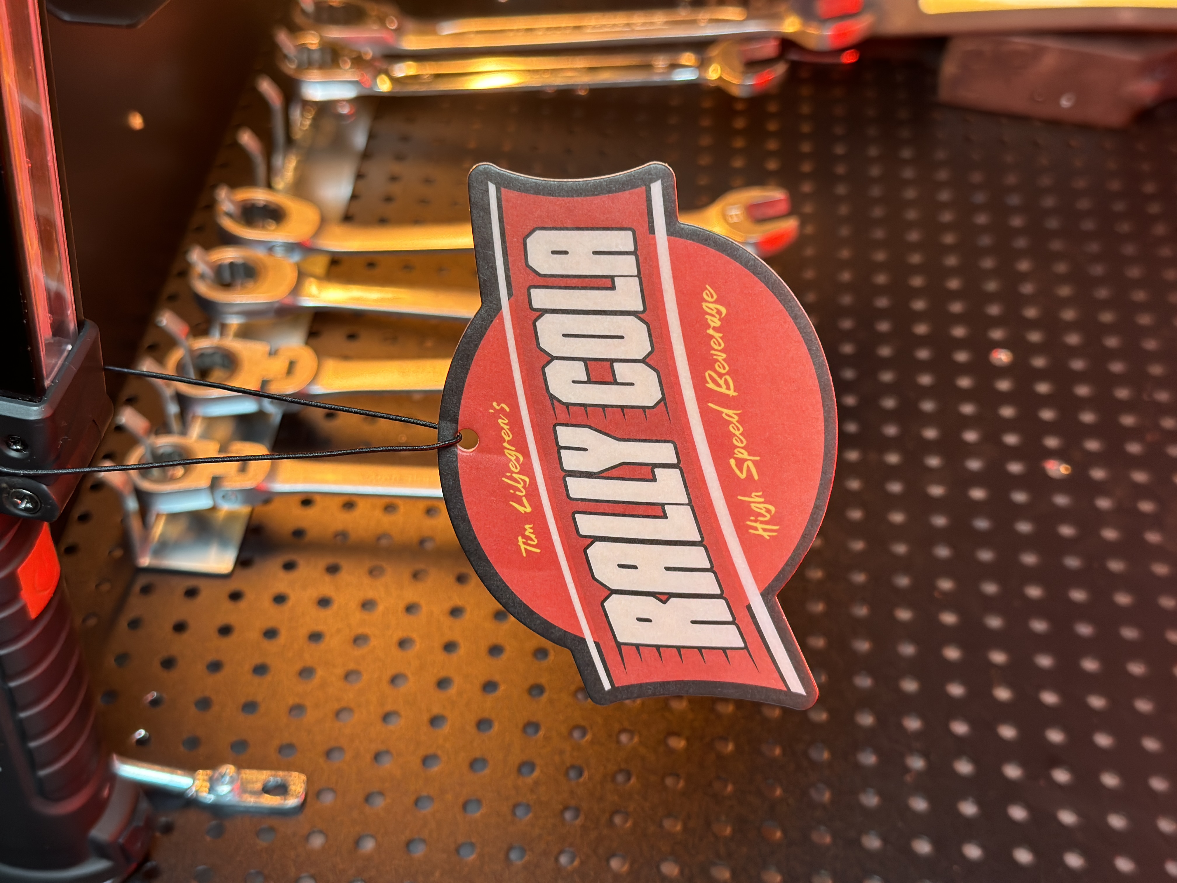 Air freshener Rally Cola-logo