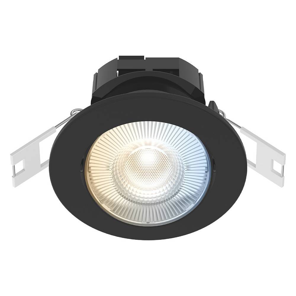 Smart Hem LED Downlight Ställbar färgtemperatur CCT Svart