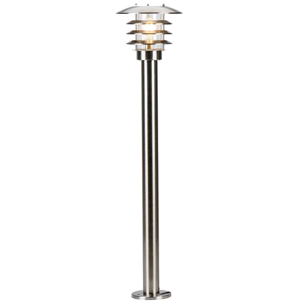 Pollare Saturnus 90cm silver 3W 250lm från LightsOn Garden Plug & Play