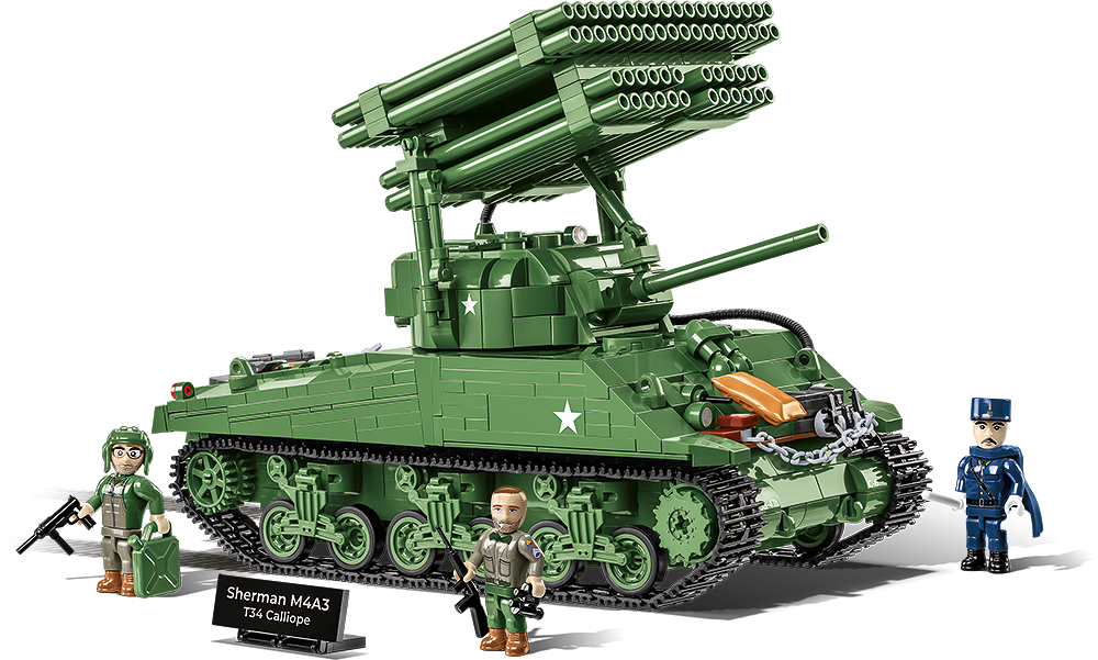 Cobi Executive Edition av WW2 Sherman tanken i byggsats