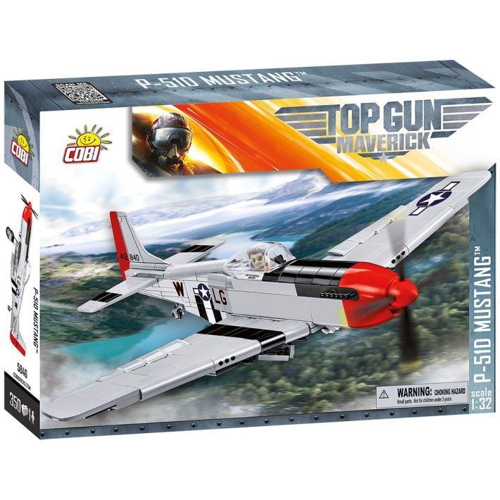COBI P-51D Mustang TOP GUN byggmodell med 350 delar
