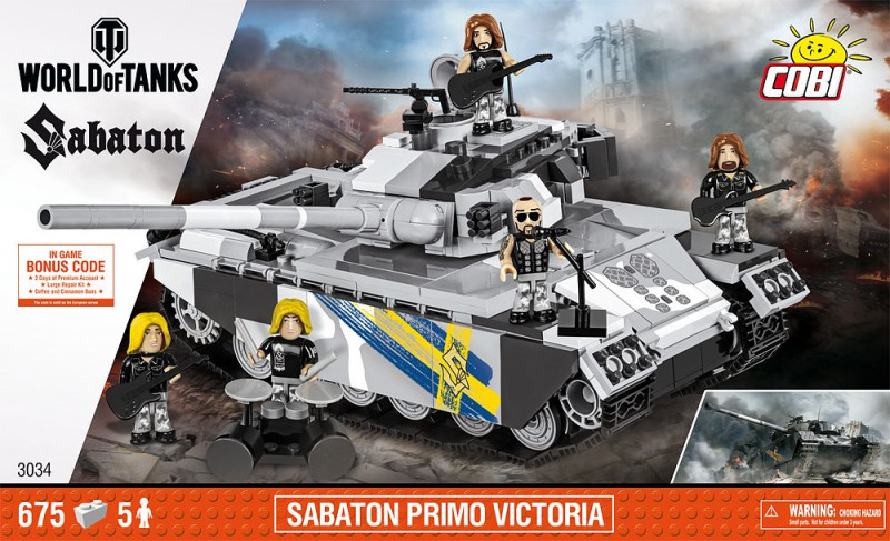 Sabaton stridsvagn byggsats från World of tanks