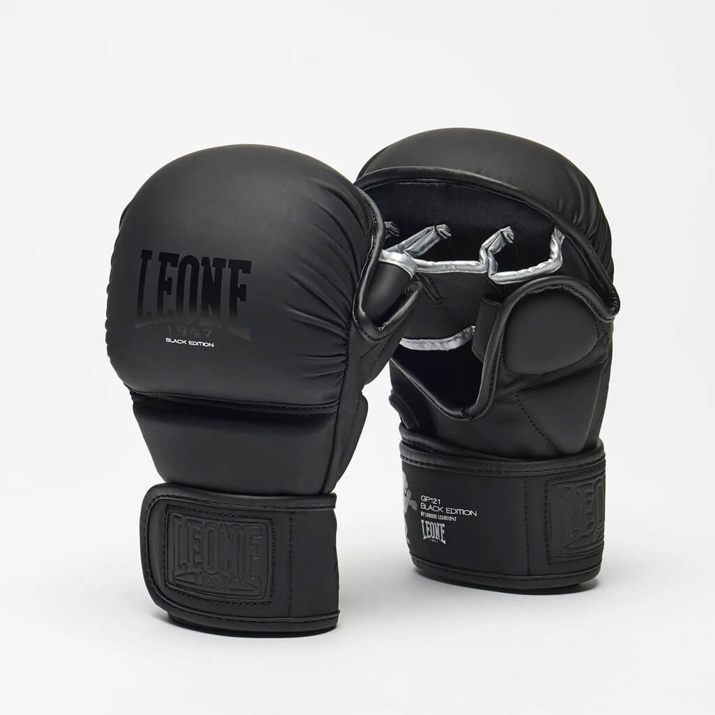 Leone MMA-handskar Black Edition – Sparring & Grappling