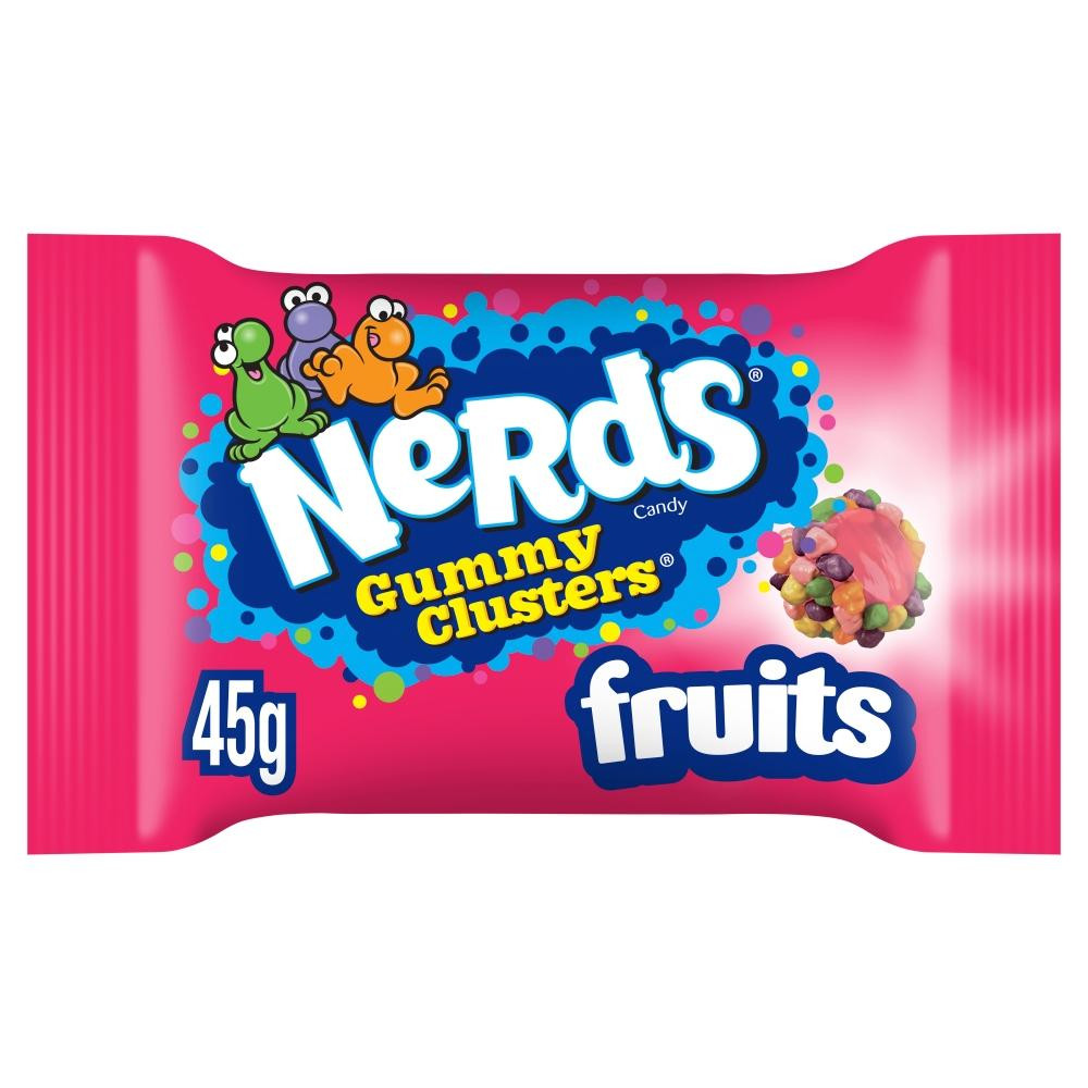 Nerds Gummy Cluster Rainbow 45g (lilla) 20 units/case