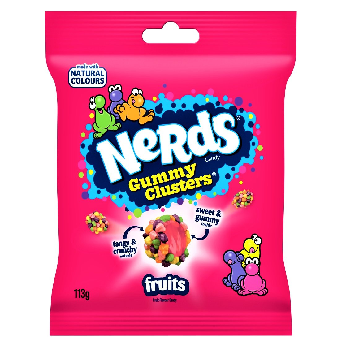 Nerds Gummy Cluster Rainbow 113g (Stora) 10 units/case