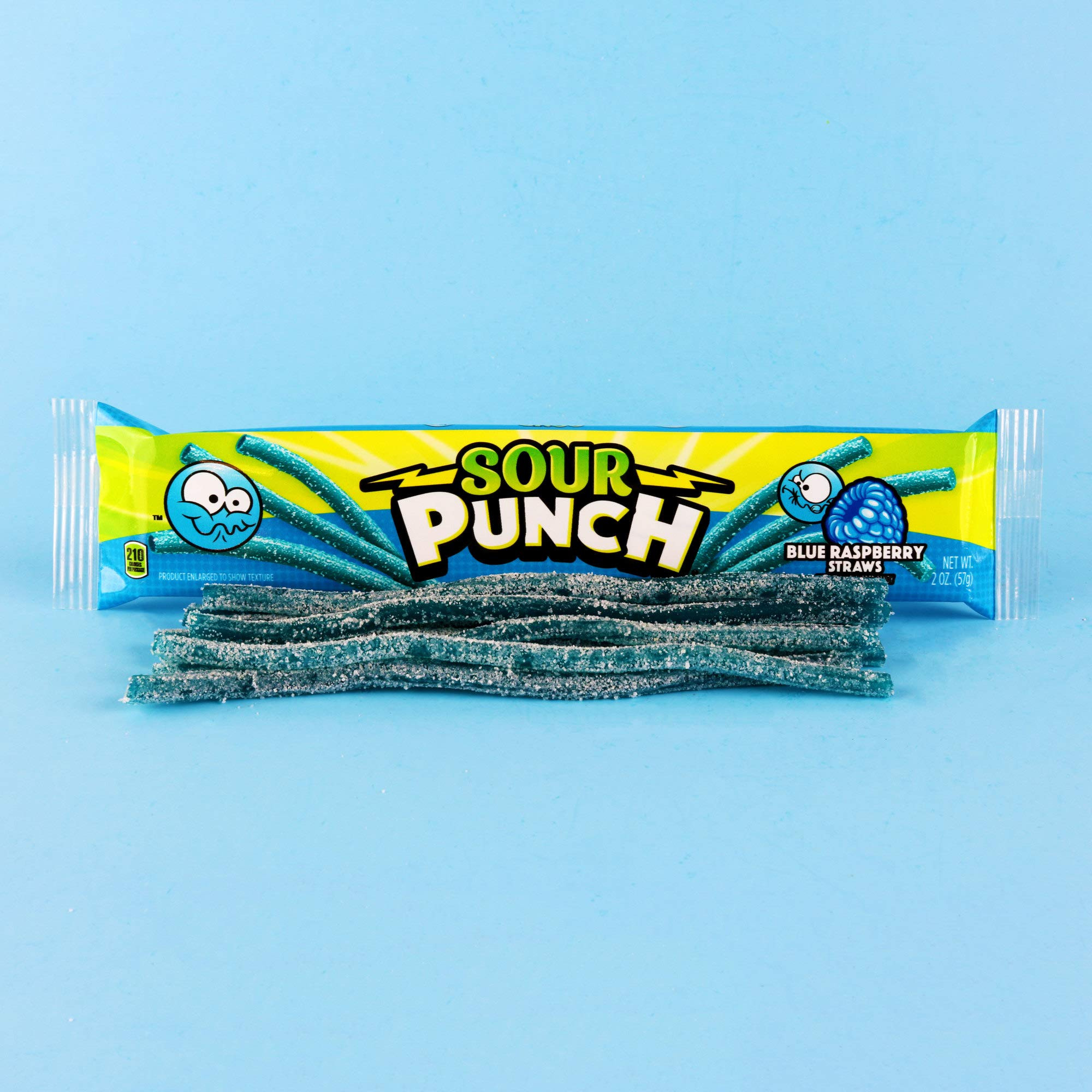 Sour Punch Straw Blue Raspberry 24st/förp