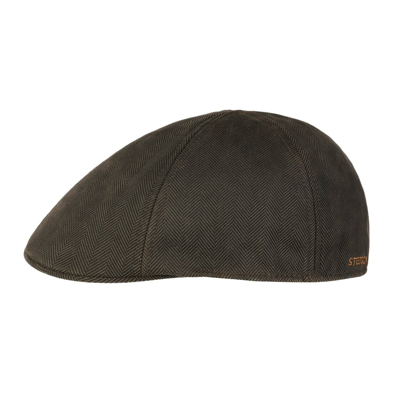 Stetson Duck Cap Herringbone | Klassisk flat cap