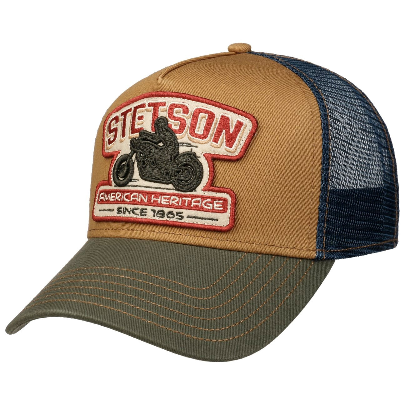 Stetson Motorcycle Trucker Keps | Blue
