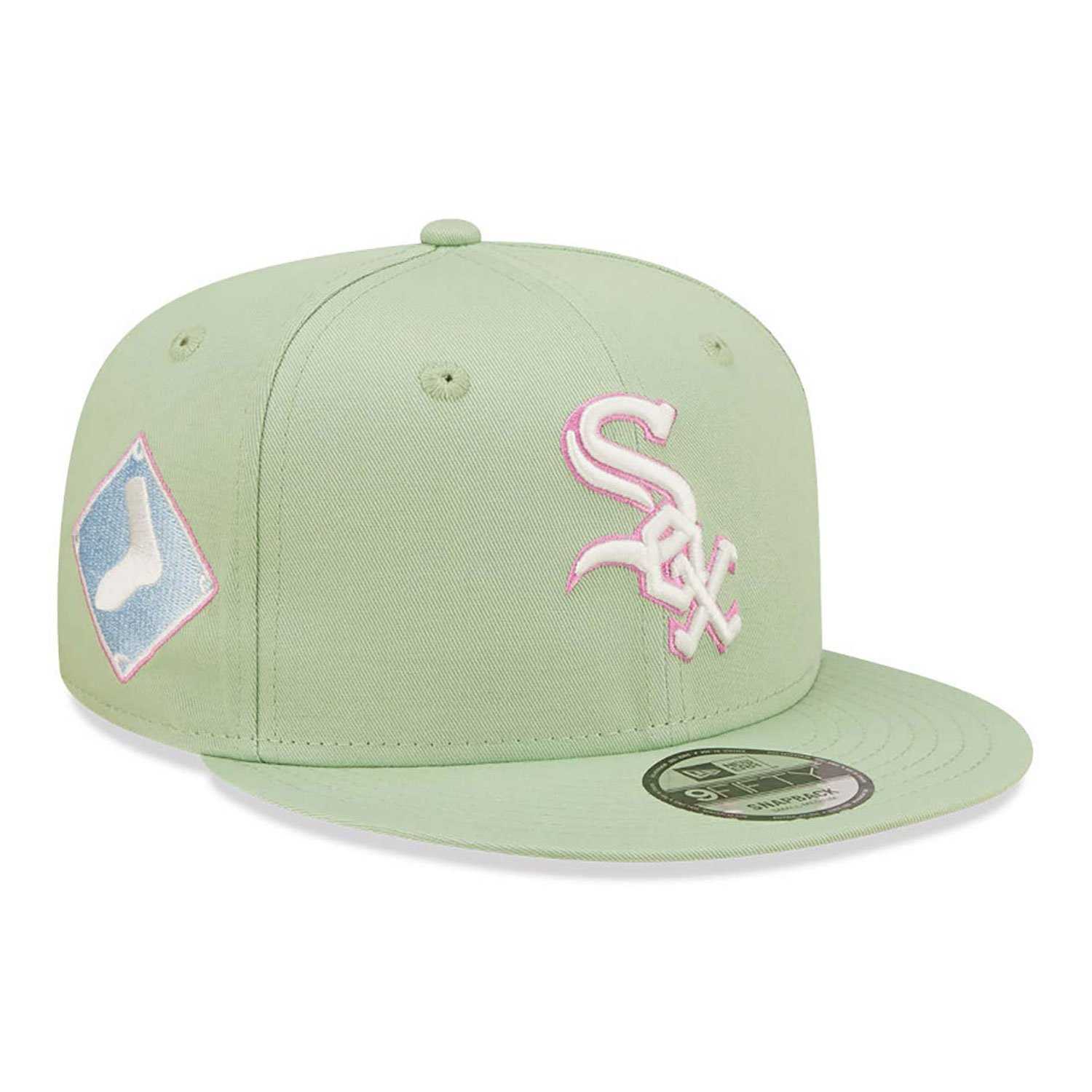 Chicago White Sox Green Pastel 9FIFTY Snapback Cap Side Patch - New Era