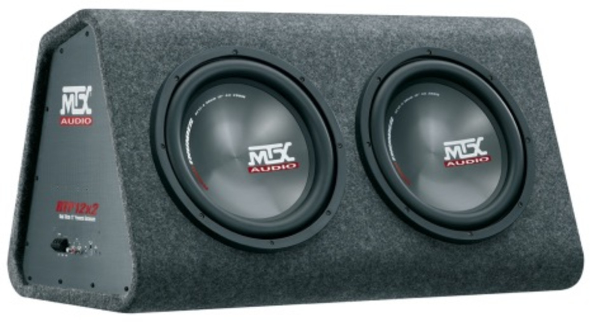 MTX - MTX ROADTHUNDER 2X12'' ACTIVE SUBWOOFERBOX - RTP12X2