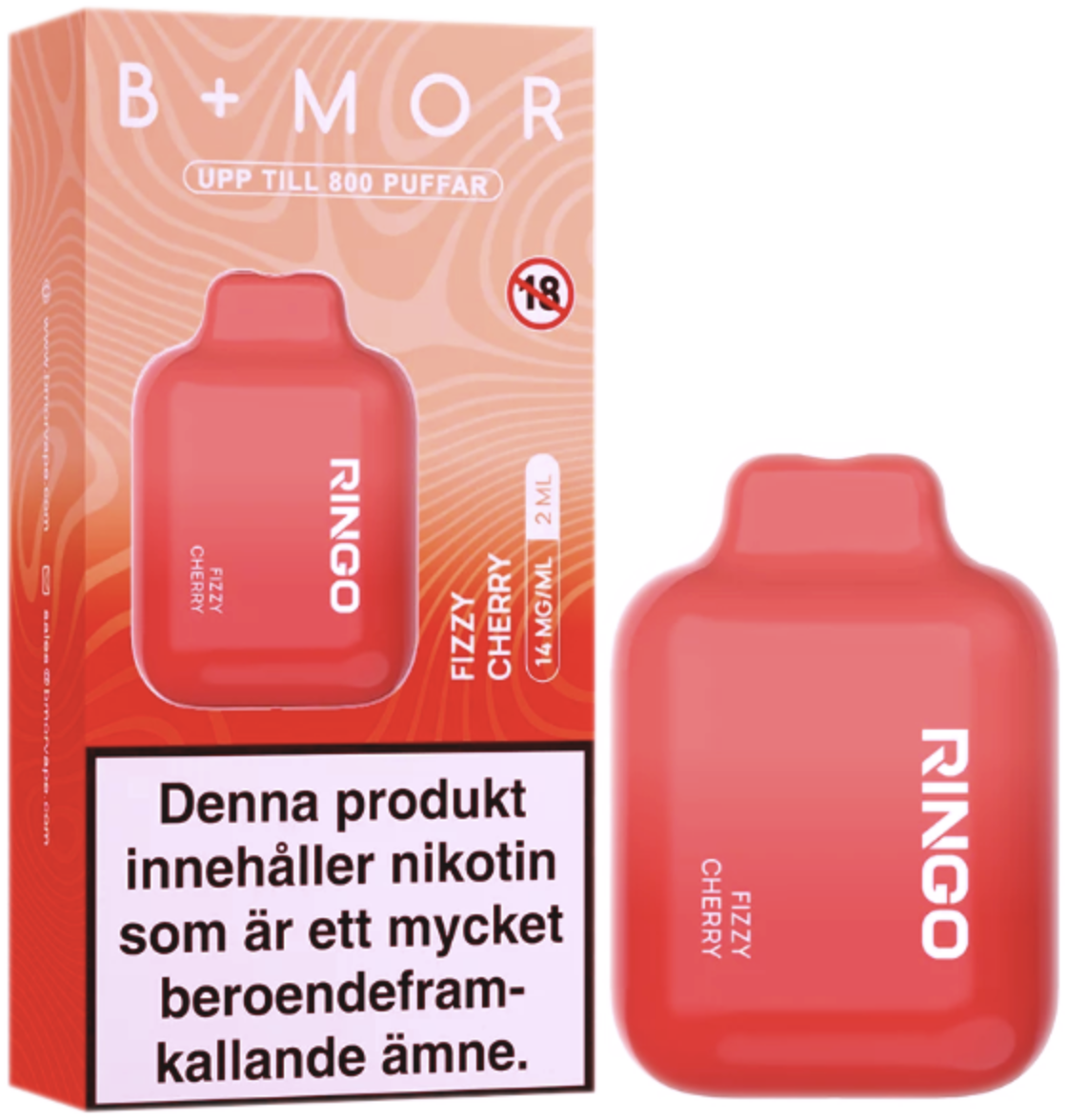 BMOR RINGO - Fizzy Cherry (10-pack)
