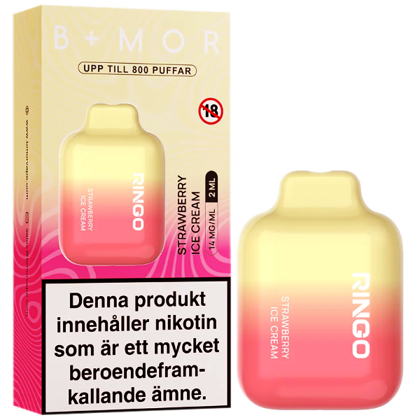 BMOR RINGO - Strawberry Ice Cream (10-pack)