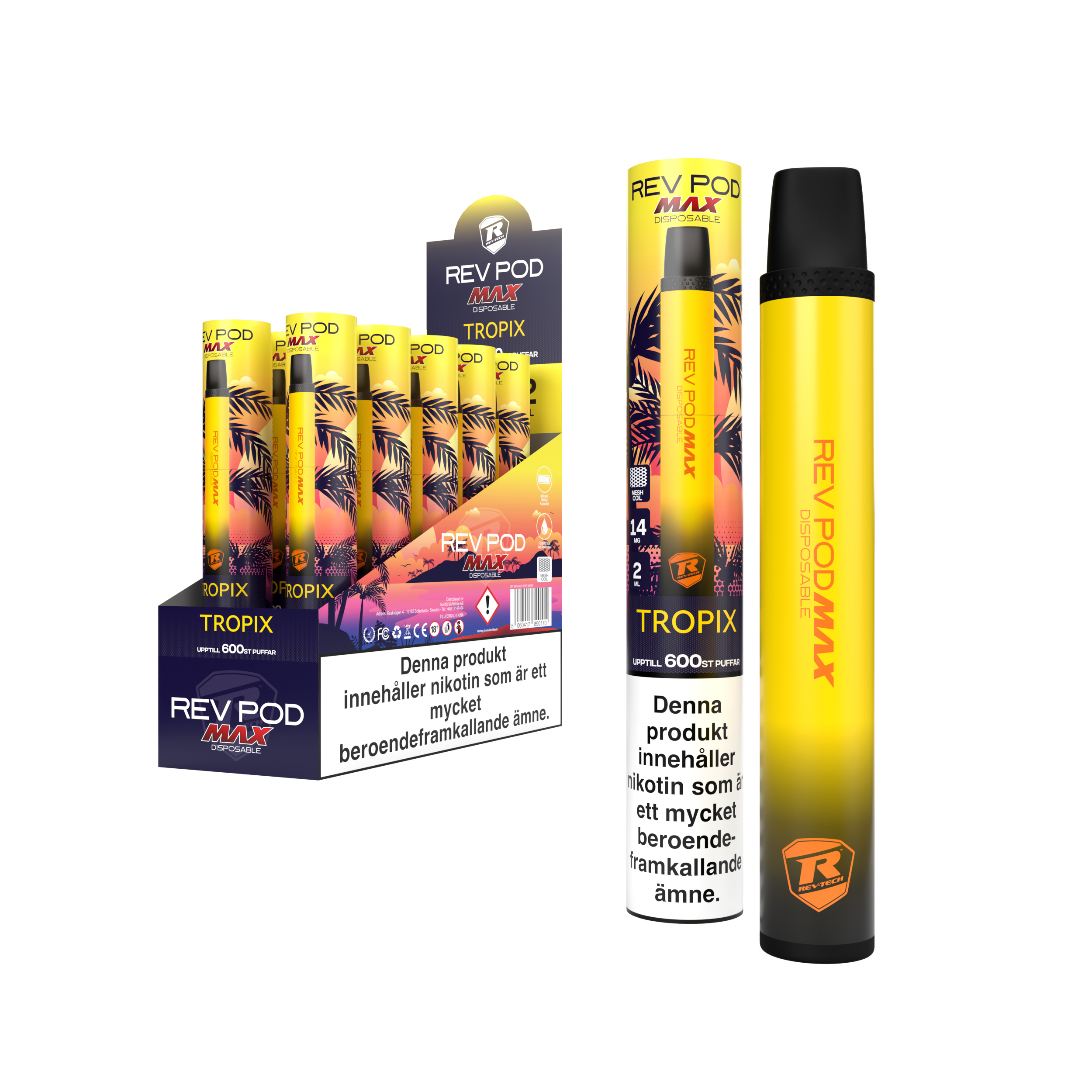 Rev Pod Max - Tropix (10-pack)