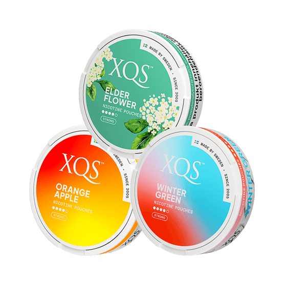 XQS Mixpack Strong 3-pack - Mixa smaker från XQS | Snusvaruhuset.se