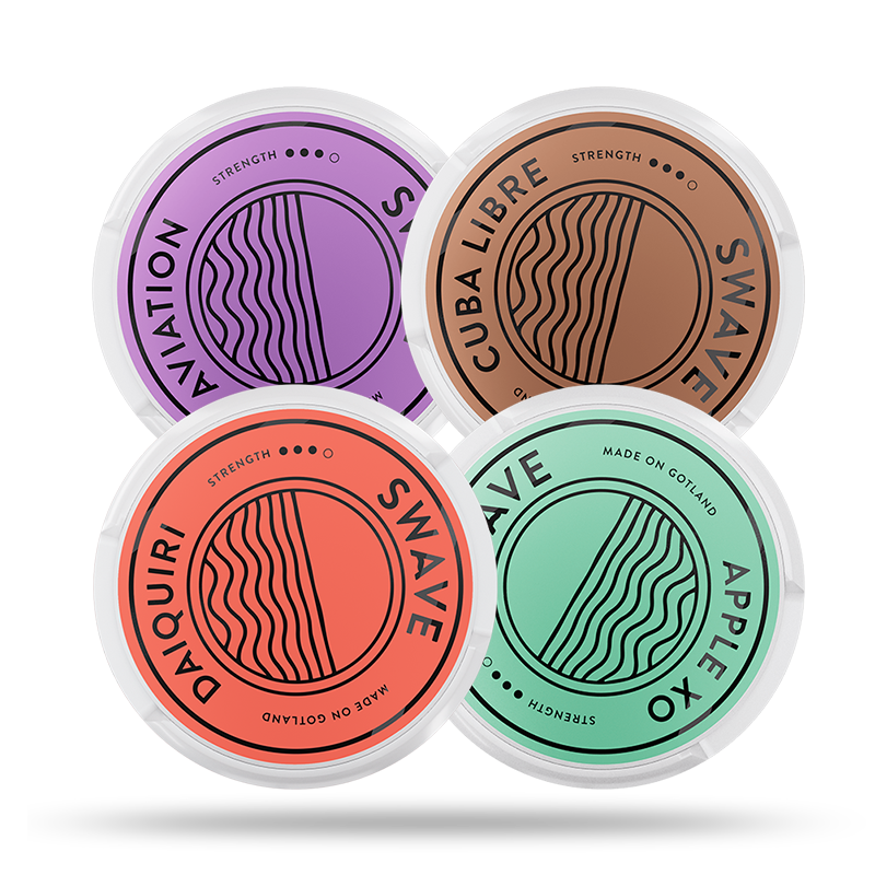 Swave Mix 4-pack - Blanda fyra favoriter från Swave | Snusvaruhuset.se
