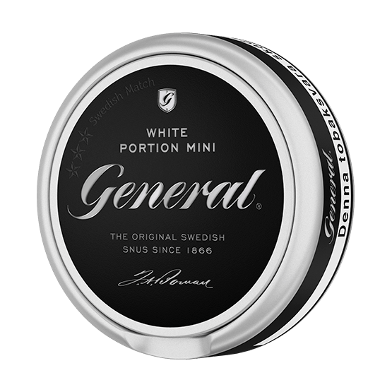 General Mini White - Färskt snus med snabb leverans | Snusvaruhuset.se