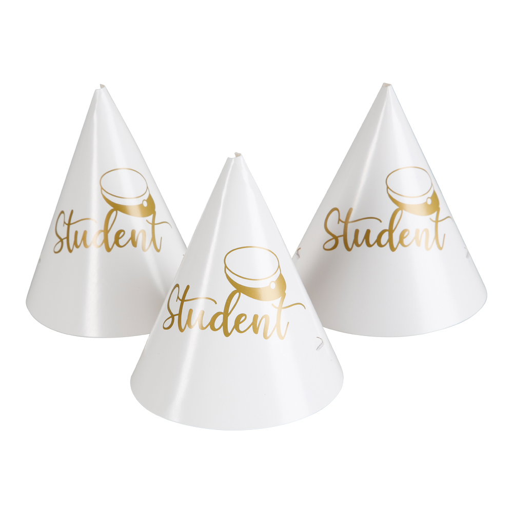 Mini partyhatt - student