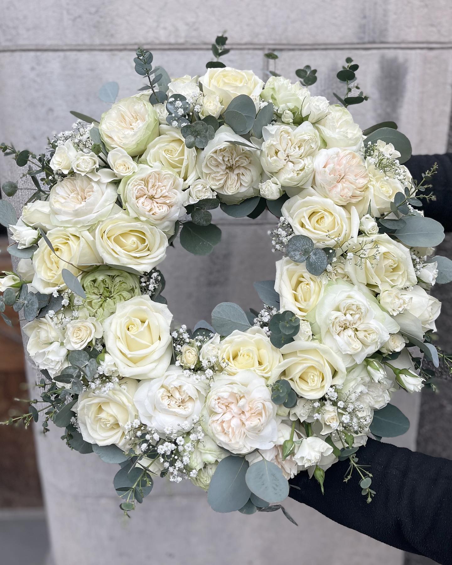 Saknad, krans - Begravningsblommor