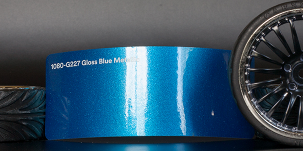 3M 2080-G227 Metallic Gloss Blue Vinyl