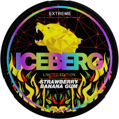 ICEBERG Extreme Strawberry Banana Gum 50mg