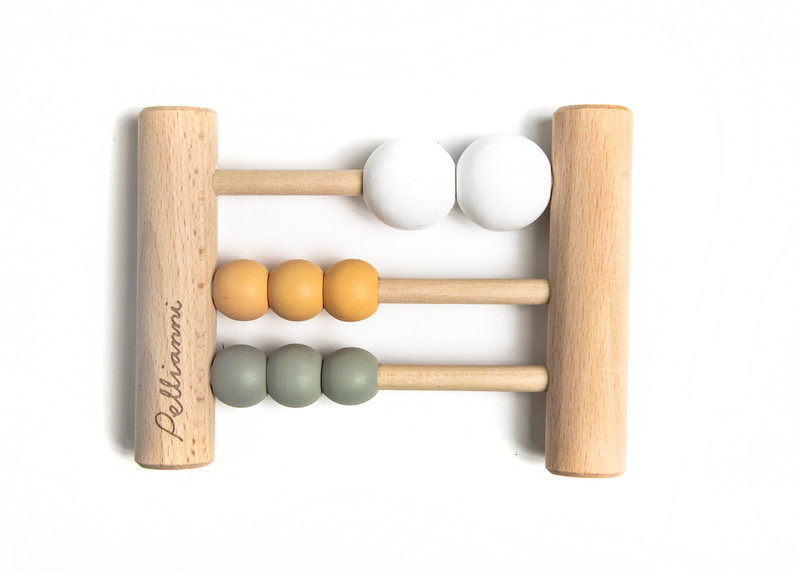 Wooden abacus pastel