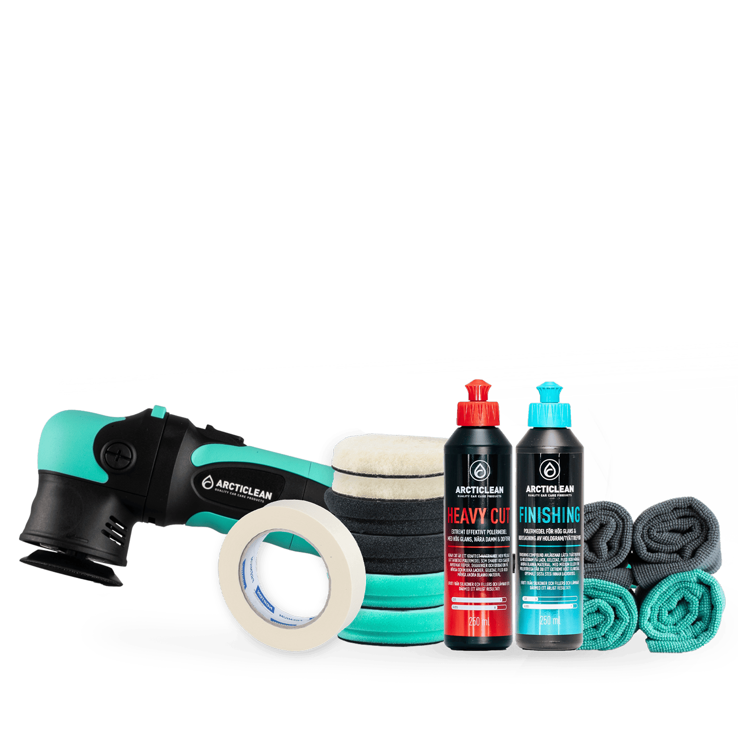 Polerpaket - oscillerande polermaskin 12/75 mm