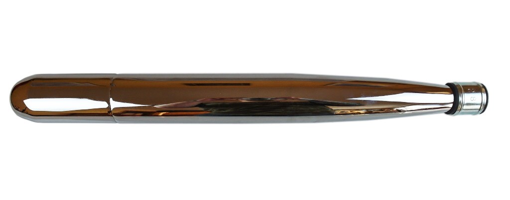Ljuddämpare Sachs/Hercules Std 28mm 60x550mm krom
