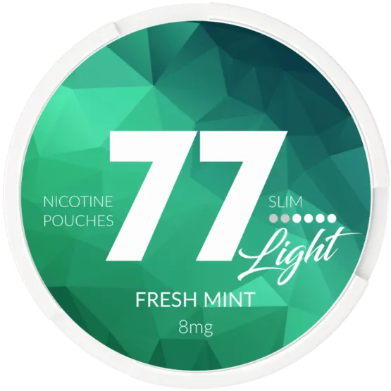 77 Fresh Mint 8mg - Köp 77 Snus Online - Fri Frakt
