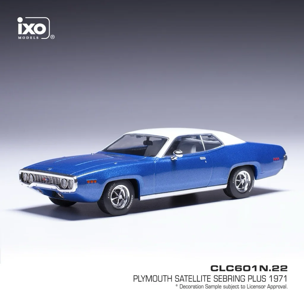 Plymouth Satellite Sebring Plus - 1971 - Blå - Ixo Models - 1:43