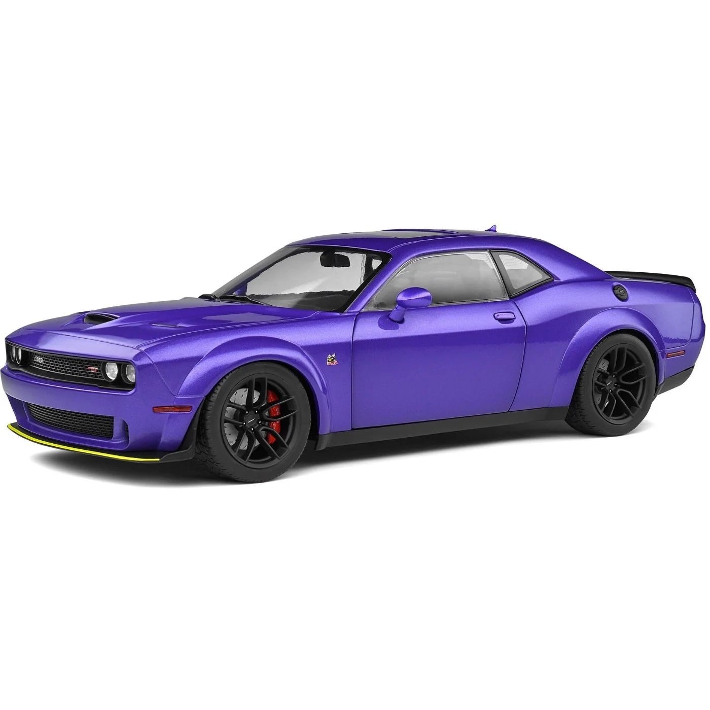 SKADAD FÖRPACKNING-Dodge Challenger R/T Scat Pack-2020-Lila-Solido-1:18