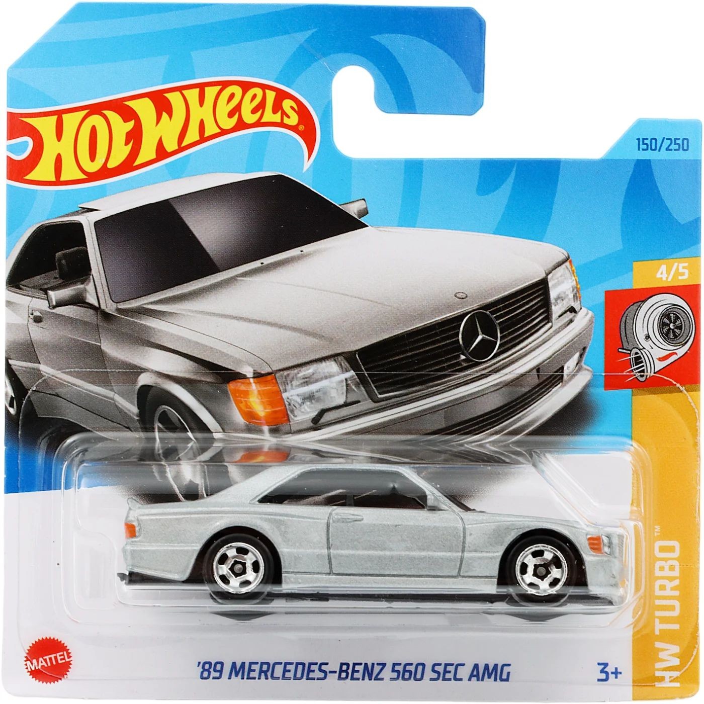 SKADAD FÖRPACKNING - '89 Mercedes-Benz 560 SEC AMG - HW Turbo - Grå ...