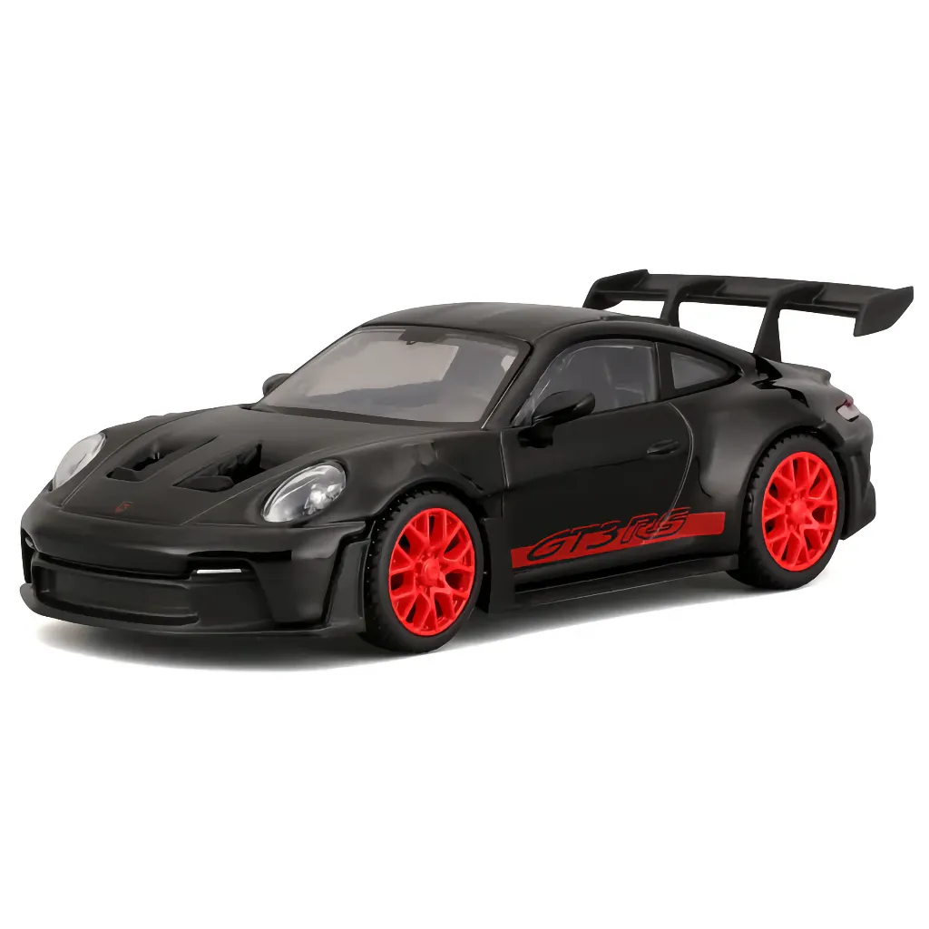 Porsche 911 GT3 RS - Svart / Röd - Bburago - 1:43