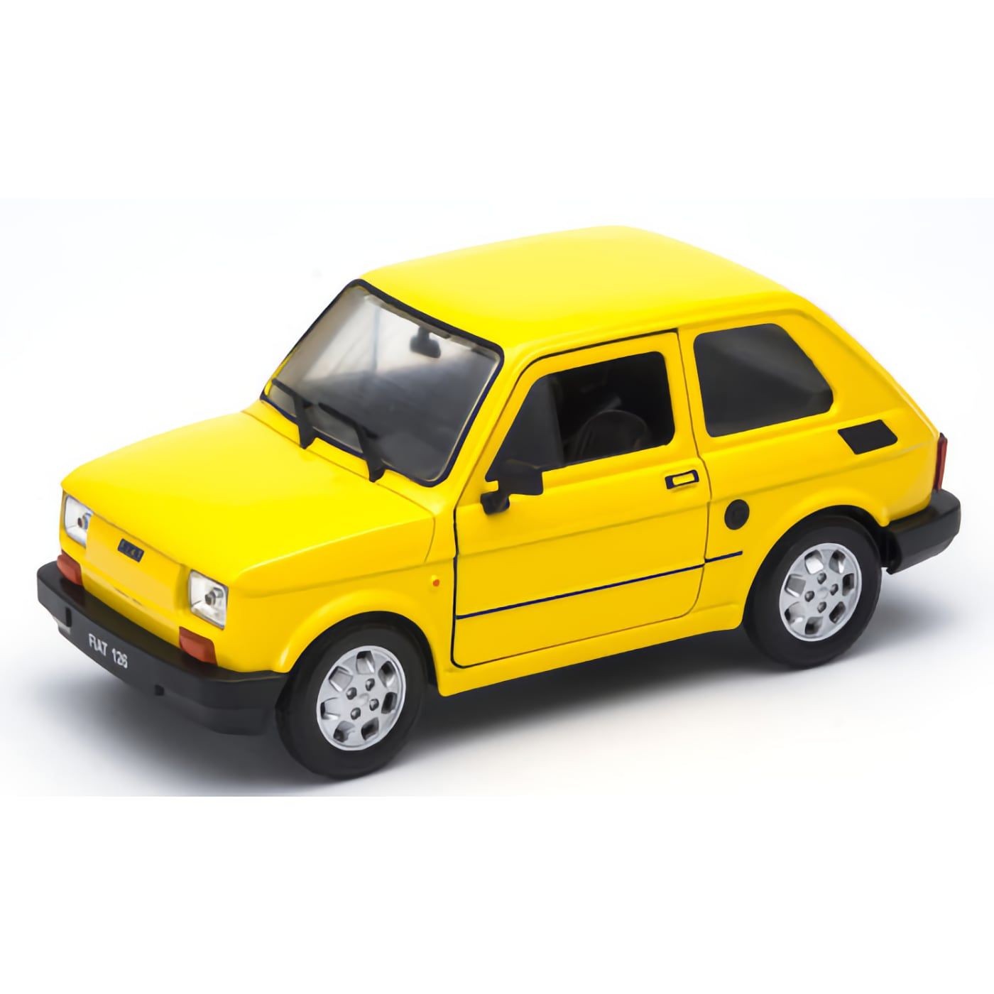 Fiat 126 - Gul - Welly - 1:21