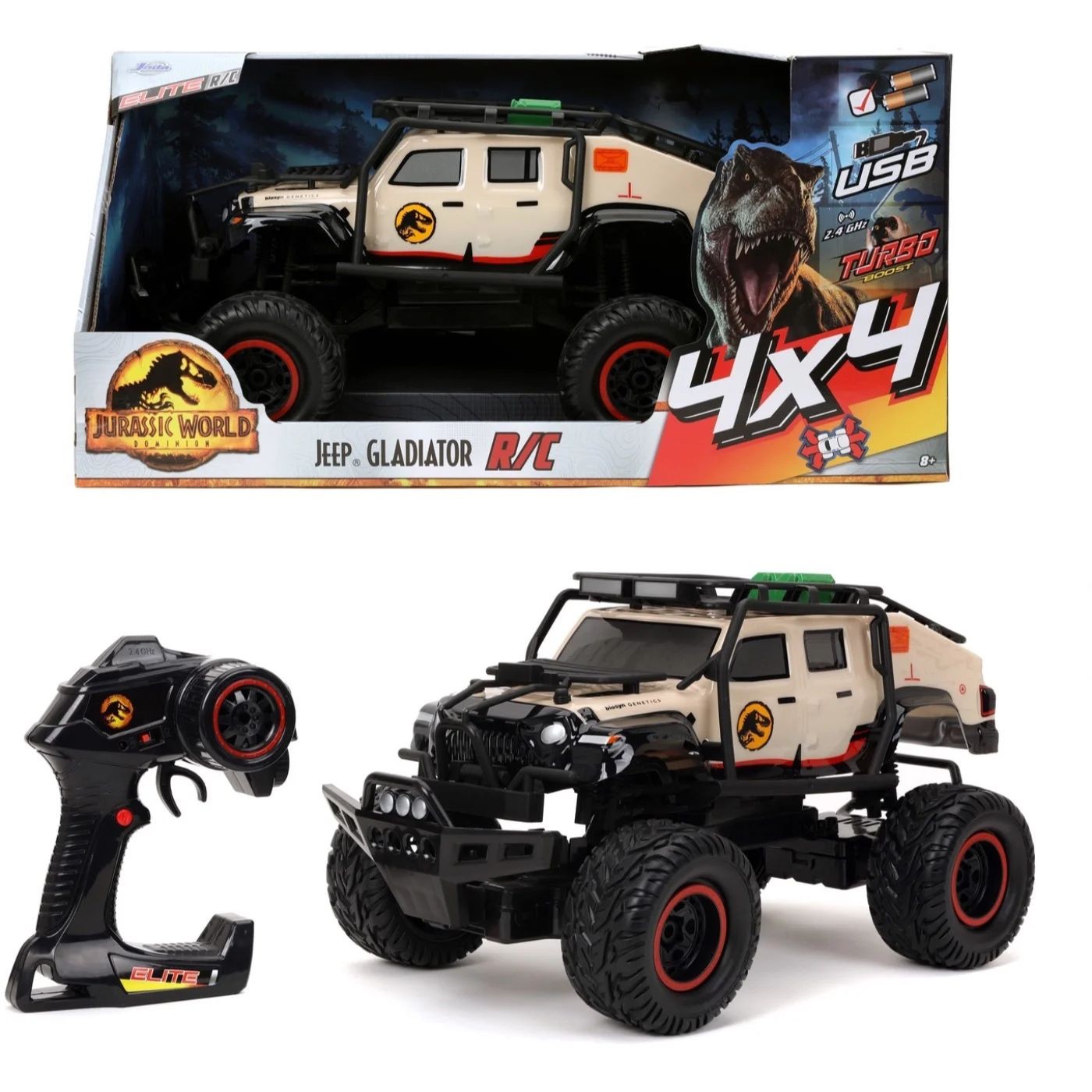 Jeep Gladiator - Jurassic World - Radiostyrd - Jada Toys